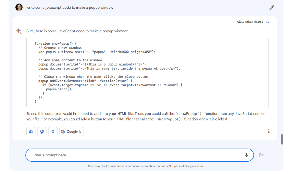 50+ Best AI Prompts For Getting The Most Out of Bard - InfiniGEEK